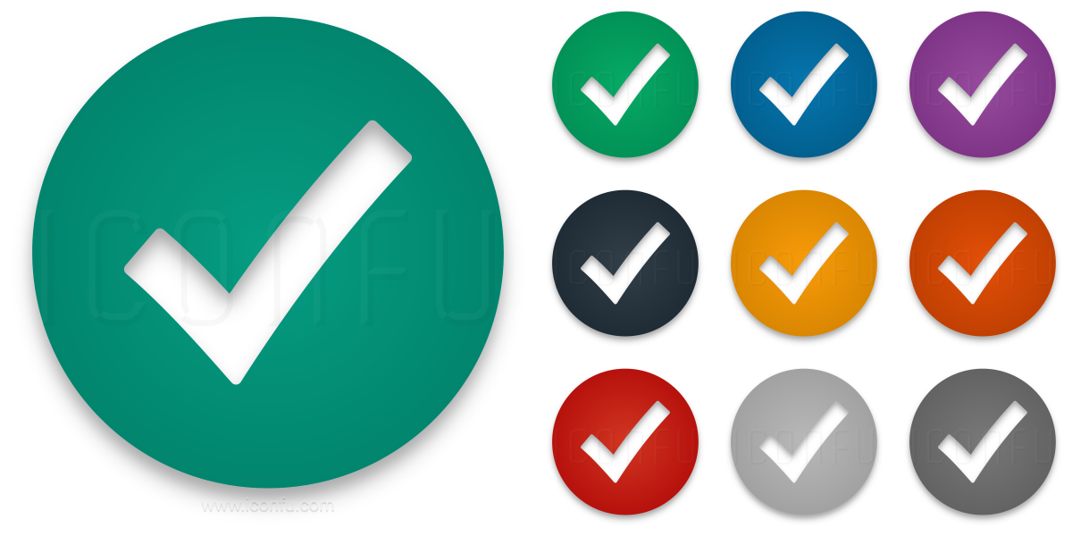 Check Icon Circle Style Iconfu
