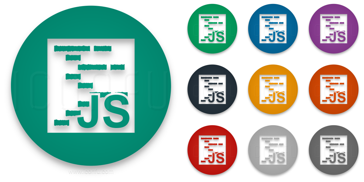 Code Javascript Icon Circle Style Iconfu