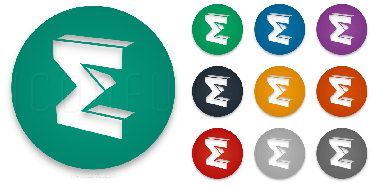 Symbol Sum Icon Circle Style Iconfu