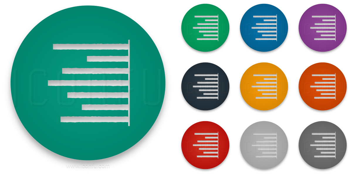 text-align-right-icon-circle-style-iconfu
