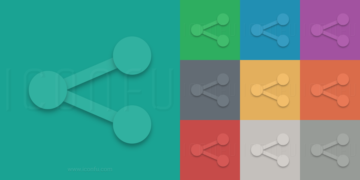 Material Design Share Icon