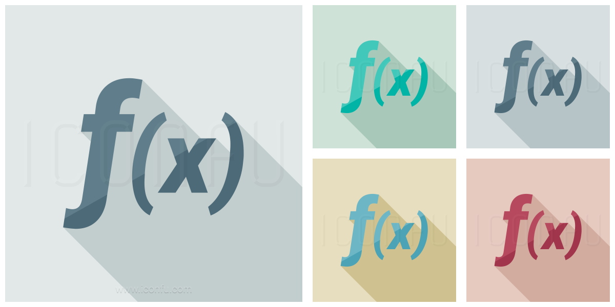 Function Icon Long Shadow Style Iconfu function-icon-long-shadow-style-iconfu