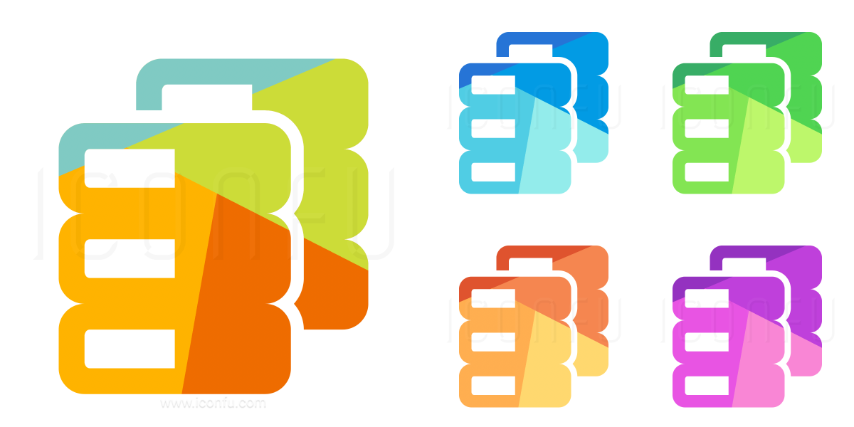 Data Copy Icon - Colored Style - Iconfu
