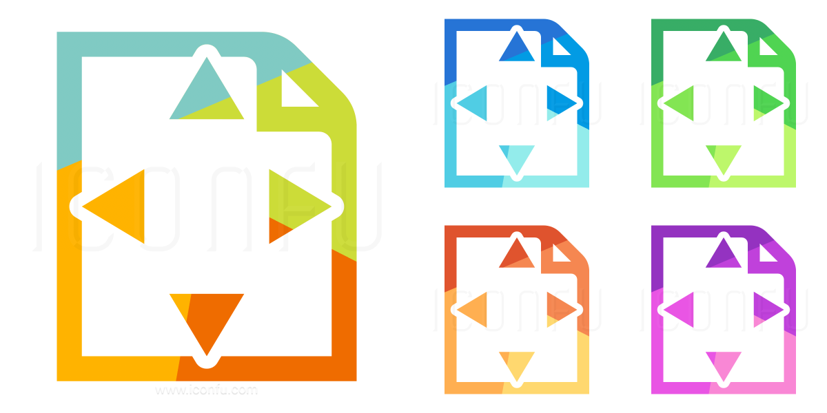 Document Size Icon Colored Style Iconfu document-size-icon-colored-style-iconfu