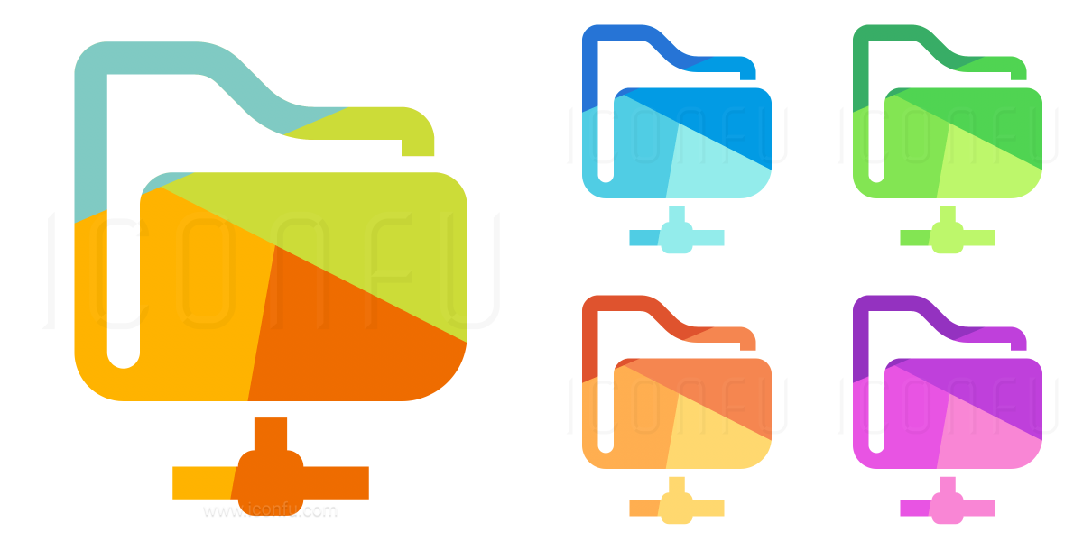 Iconexperience Vcollection Folder Network Icon