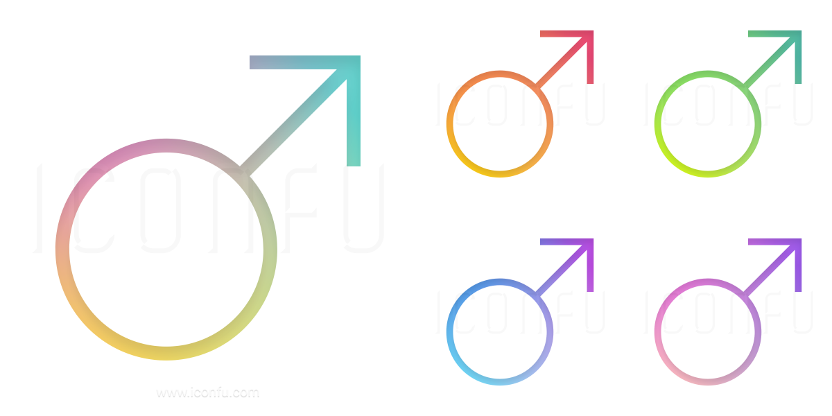 Symbol Male Icon Gradient Color Style Iconfu symbol-male-icon-gradient-color-style-iconfu