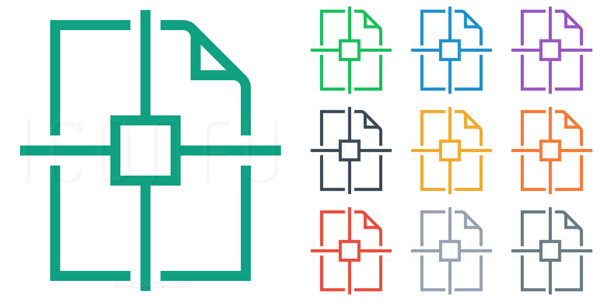 Document Center Icon - Line Style - Iconfu