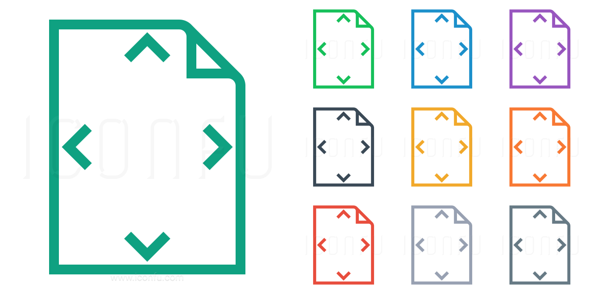 document-size-icon-line-style-iconfu