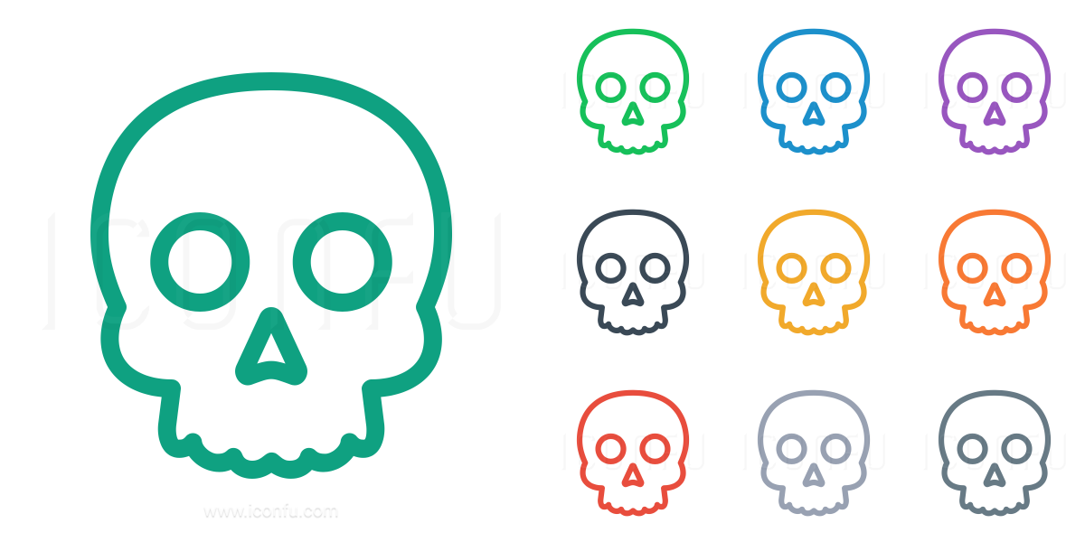 skull-icon-line-style-iconfu